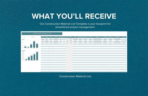 Construction Material List Template In Excel Google Sheets Download Template Net