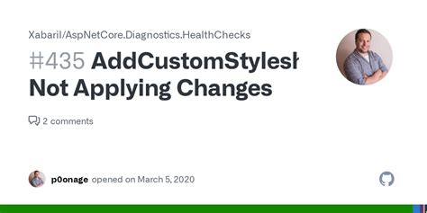 Addcustomstylesheet Not Applying Changes Issue Xabaril Aspnetcore Diagnostics