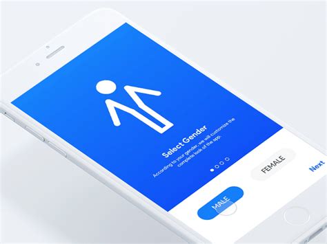 Onboarding Gender Morphing Mobile App Design Interactive Design Medical App