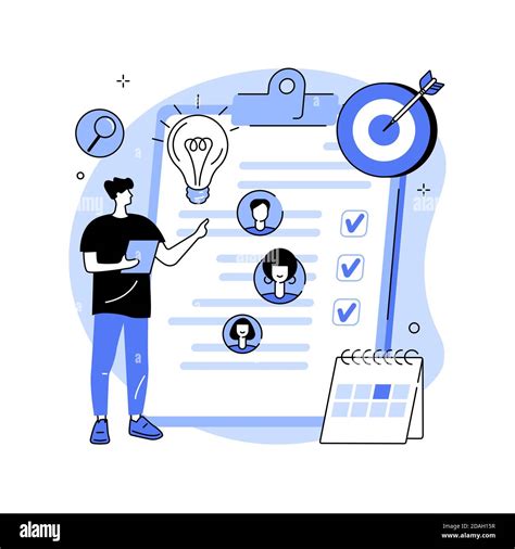Project Management Abstract Concept Vector Illustration Stock Vector