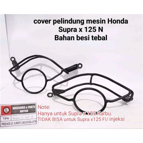 Jual TUTUP COVER PELINDUNG MESIN SUPRA X 125 KARBU 2006 2013 Shopee Indonesia