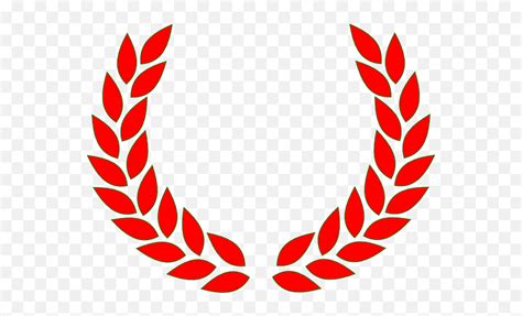 Red Wreath Clip Art Vector Clip Art Online Laurel Wreath Png Wreath