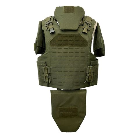Full Protection Bulletproof Jacket With Front And Back Insert Plates Military Equipment Supplier
