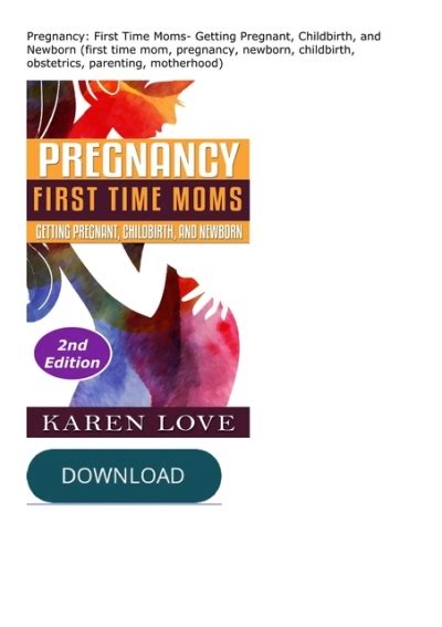 Pdf ️download ️ Pregnancy First Time Moms Getting Pregnant