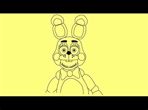How To Draw Five Nights At Freddys Characters Toy Bonnie Step By Step Как нарисовать Той