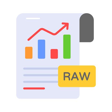 An Icon Of Raw Data File In Trendy Style Isolated On White Background 24140837 Vector Art At