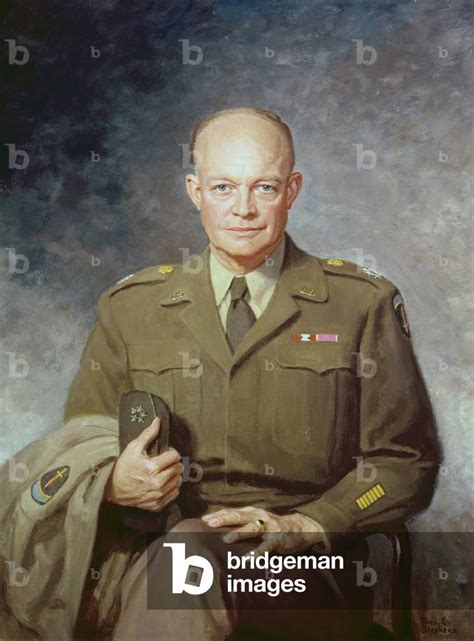 Image Of Portrait Of Dwight D Eisenhower 1890 1969 1947 Oil On