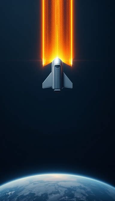 Free Fiery Descent Spacecraft Image Download At Stockcake