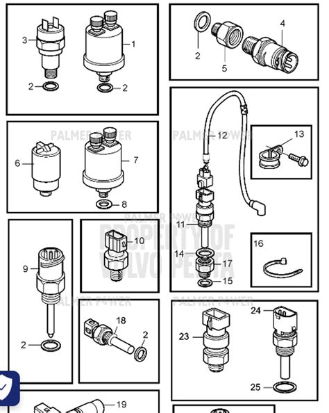 Volvo Penta 21202753 Pressure Switch Piston Cooling Palmerpower