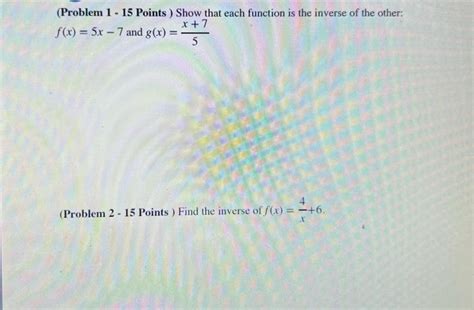 solved problem 1 15 points show that each function is