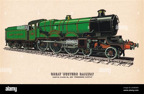 Great Western Railway Castle Class No 4079 Pendennis Castle Stock