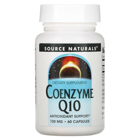 Source Naturals Coenzyme Q10 100 Mg 60 Capsules