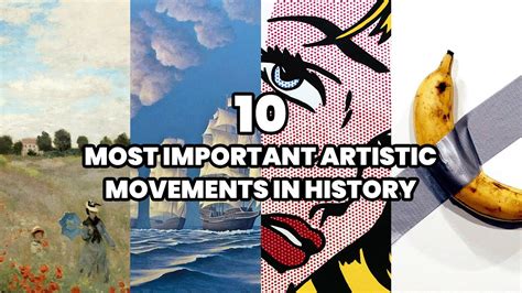 The 10 Most Important Artistic Movements In The History Of Art Youtube
