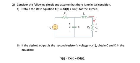Solved Consider The Following Circuit And Assume That There Chegg