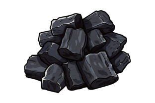 Coal Clipart Graphic By Illustrately · Creative Fabrica