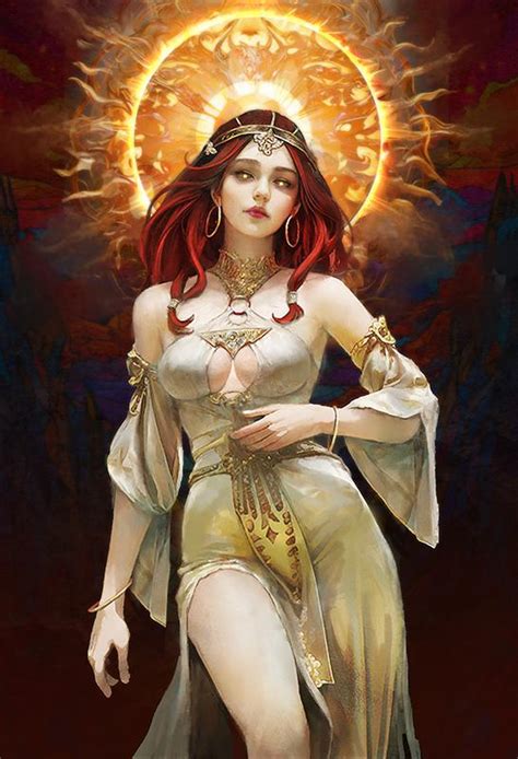 Comm Art A Recent Dnd Cleric Of The Sun Commission I Did Rdnd