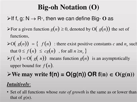 Ppt Asymptotic Notation In Design And Analysis Of Algorithm
