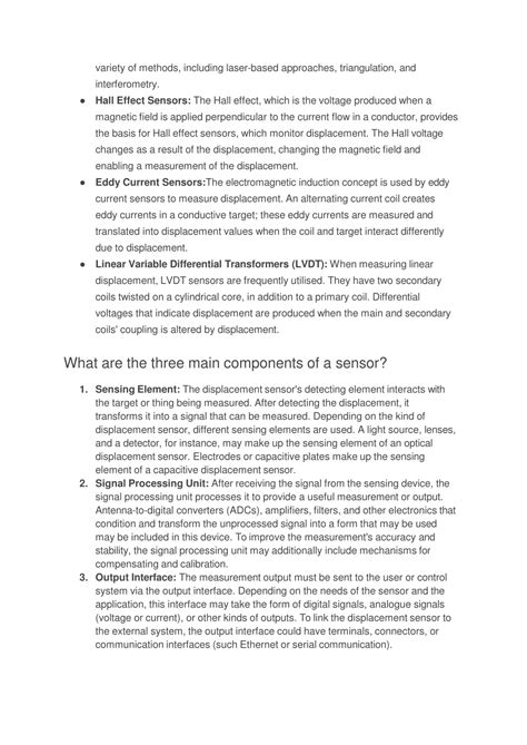 PPT Displacement Sensor LVDT PowerPoint Presentation Free Download ID 13013010