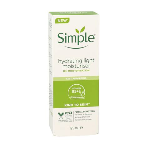Simple Moisturizer 125ml Hydrating And Lightweight Buy