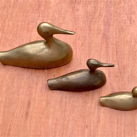 Brass Ducks Etsy