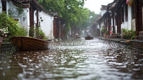 Yujing Of Ancient Town Stock Illustration Illustration Of Bridge 415639112