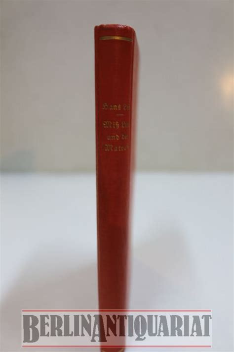 Miss Lind Und Der Matrose Ein Kleiner Roman By Leip Hans Illustrierter Halbleinen