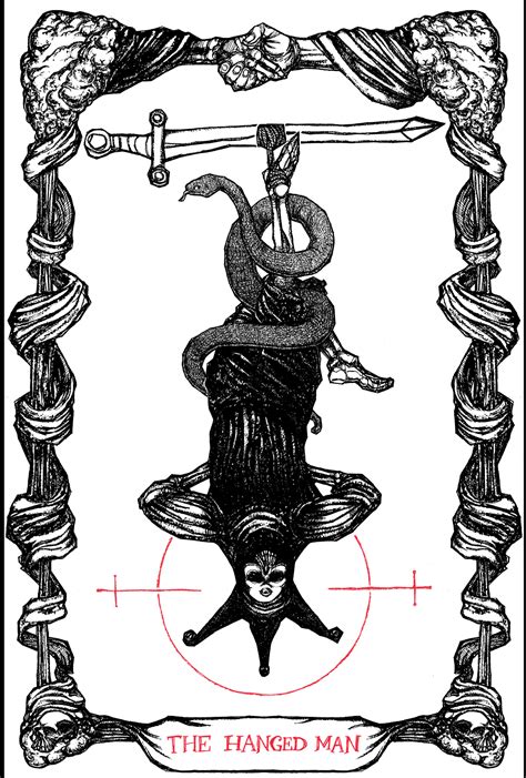 The Hanged Man Card In Tarot White Rose Of Avalon