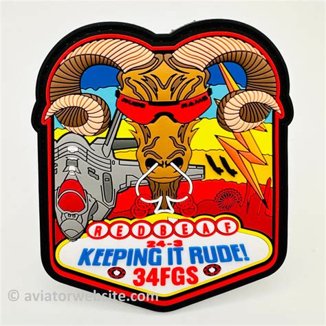 Usaf 34th Fs Red Flag 24 3 F 35a Lightning Patch Aviatorwebsite