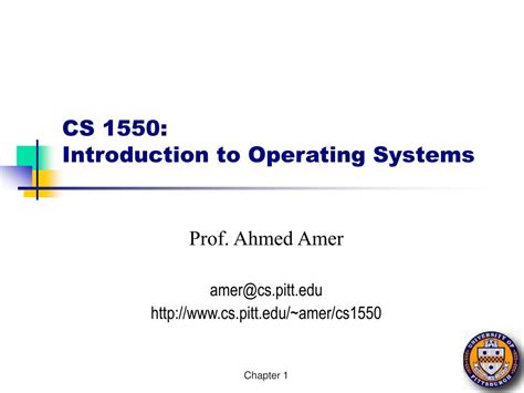 Ppt Cs 1550 Introduction To Operating Systems Powerpoint Presentation Id 1091597