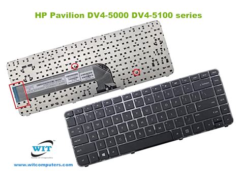 Laptop Keyboard Or Keypad For HP Pavilion DV4 5000 DV4 5100 Series With Frame Black P N