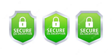 premium vector secure connection ssl shield protected