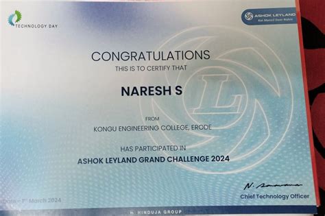 Naresh S On Linkedin Hello Everyone 📌📌📌 Im Happy To Share That I Have Participated In The