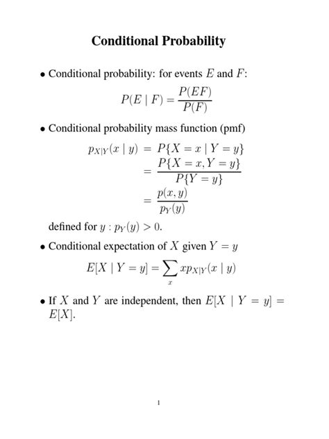 Conditional Probability Explained Pdf Expected Value Poisson