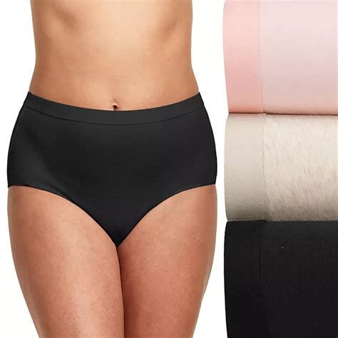 Womens Hanes Ultimate® 3 Pack Comfortblend Stretch X Temp Briefs 40xtsa