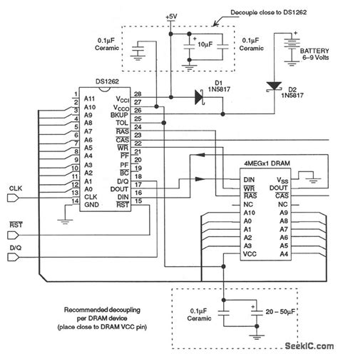 Serial DRAM Nonvolatizer Basic Circuit Circuit Diagram SeekIC