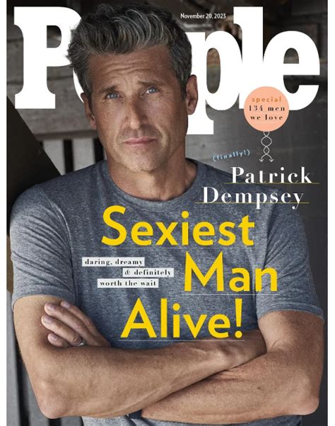 Patrick Dempsey é Eleito O Homem Mais Sexy Do Mundo De 2023 Roberta