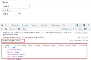 NgModelChange Change Event In Angular Jayant Tripathy