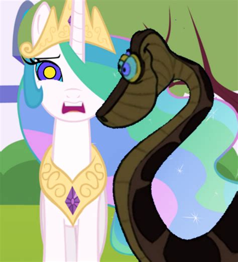 Kaa And Princess Celestia By Marybethmaria1423 On Deviantart