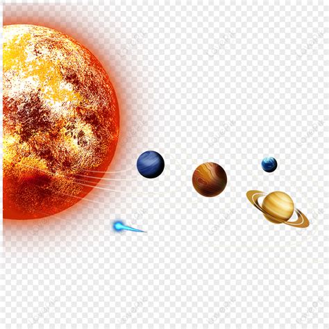 태양계 행성 우주 궤도 달 일러스트 별 하늘바탕화면위성 Png 일러스트 무료 다운로드 Lovepik