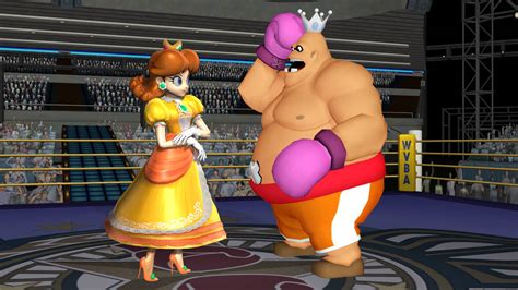 Daisy Vs King Hippo P1 By Mario And Sonic Guy On Deviantart