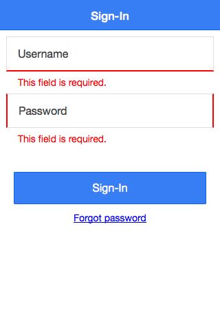 Validation In Ionic Framework Apps With NgMessages