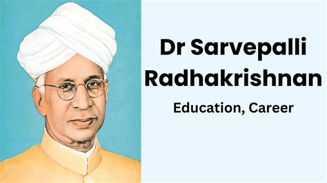 Dr Sarvepalli Radhakrishnan Early Life Education And Career