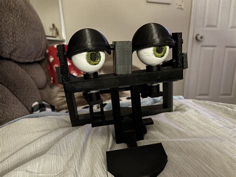 🤖 Functional Servo Animatronic Head Mech Rock Afire Inspired Updated・3d Print With The Elegoo