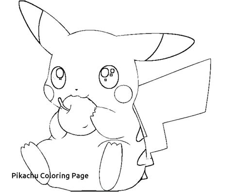 Cute Pikachu Coloring Pages At Getdrawings Free Download