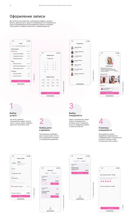Beautifier Mobile App агрегатор салонов красоты Behance