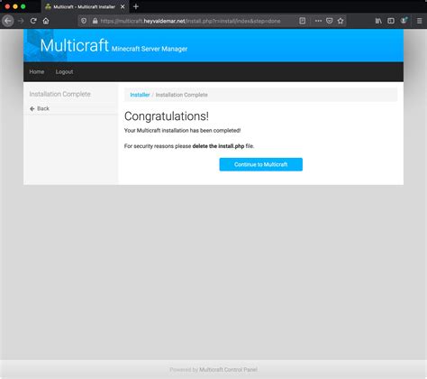 Install Multicraft On Ubuntu Server Devops Compass Guided It