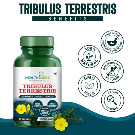 Buy Healthmeds Tribulus Terrestris With Gokshura Extract For Men