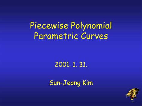Ppt Piecewise Polynomial Parametric Curves Powerpoint Presentation Free Download Id 476307