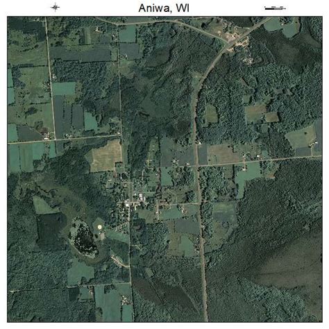 Aerial Photography Map Of Aniwa Wi Wisconsin