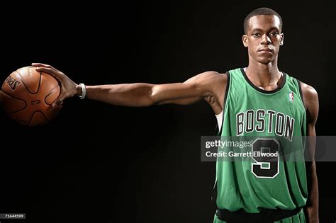 Rajon Rondo Of The Boston Celtics Poses For A Portrait During The